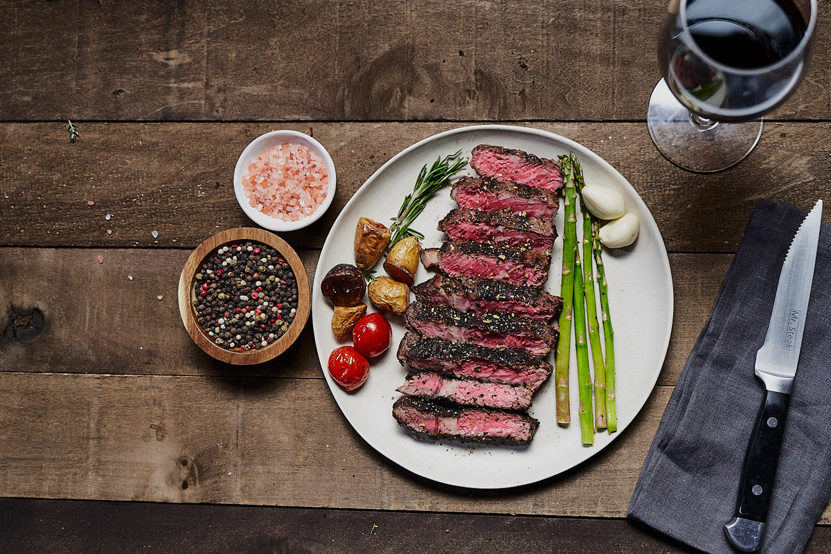 Mr. Steak | Home Delivery of USDA Prime Ribeye, Filet & New York Strip